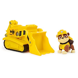 Paw Patrol, Rubble’s Bulldozer, Toy Vehicle with Collectible Action Figure, Sustainably Minded Kids Toys for Boys & Girls Ages 3 and Up