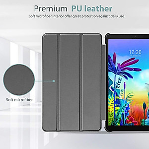 ProCase for LG G Pad 5 10.1 FHD Case, Slim Light Smart Cover Trifold Stand Hard Shell Folio Case for 10.1 inch LG G Pad 5 2019 (Model LM-T600/ LM-T605) -Black