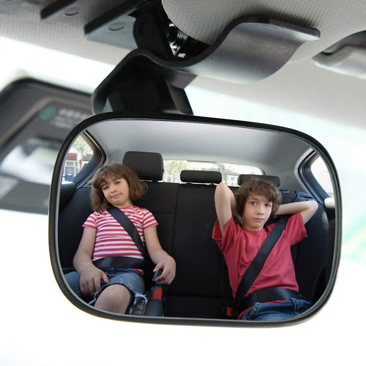 Garneck Baby Mirror for Car Back Seat 360 Wide Angle Car Mirror for Baby with Rear Facing Back Seat Full View for Toddler Children