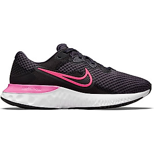 Nike Women Running Shoe, Black Pink, 8.5 US