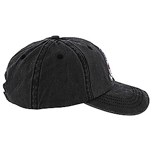 Jeep Wave USA Chino Twill Patch Garment Washed Hat Black