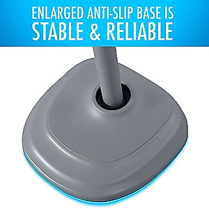 Living Essentials Wobble Stool Desk Chair Adjustable Standing Stool, Sitting Balance Chair, Comfortable and Breathable Seat by Grey