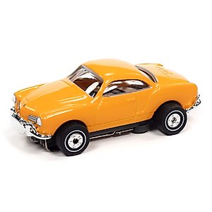 Auto World Thunderjet R34 1963 Karmann GHIA (Orange) HO Scale Slot Car