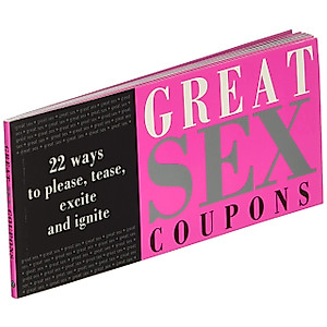 Great Sex Coupons: Romantic Love Coupons for Couples (Sexy Anniversary Gift for Husband/Wife, Boyfriend/Girlfriend, Partner)