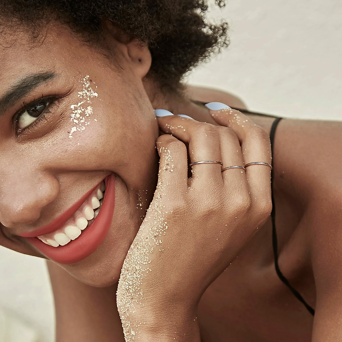 LOYALLOOK 3pcs 1mm Stainless Steel Women's Plain Band Knuckle Stacking Midi Rings Comfort Fit Silver Tone Size 9