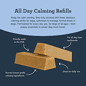 Kradle All Day Calming Bone Refill Kit, 28 Pack - Stress Relief Support for Dogs - Human Grade Calming Chews with Soothing Ingredients - Refills for All Day Calming Bone - Bacon Flavor