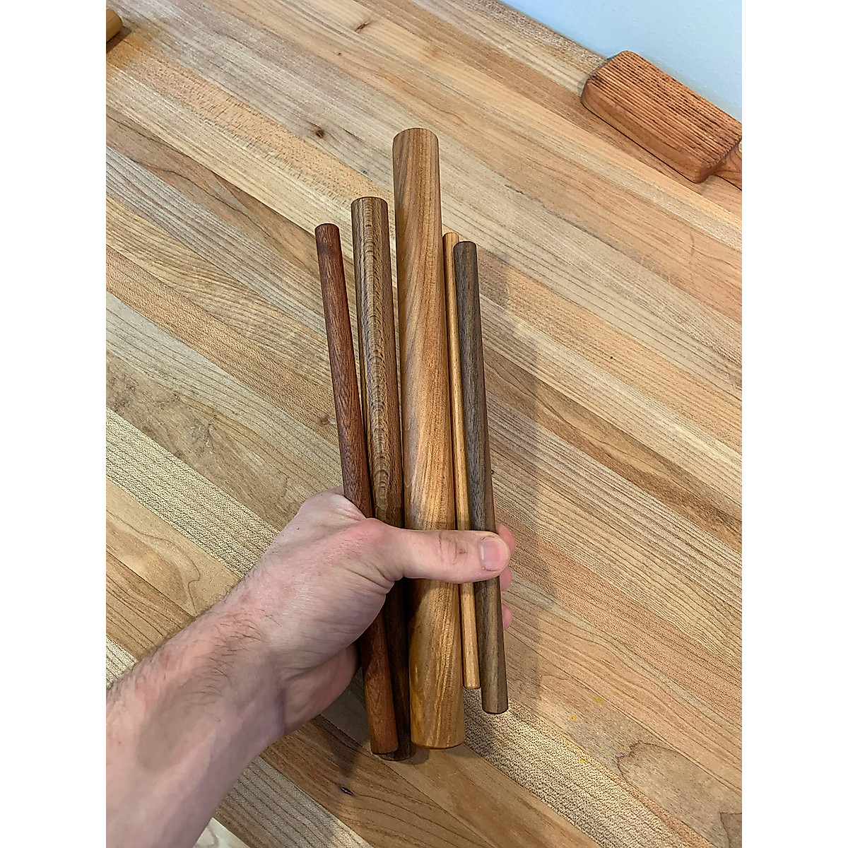 Pasta rolling pins, mini mattarello
