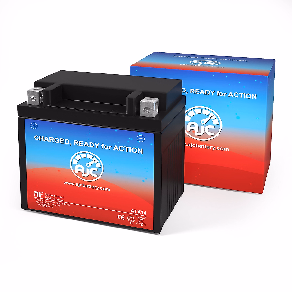AJC Battery Compatible with Suzuki LT-A400/F400 Eiger 2WD F Eiger 4WD 400CC ATV Battery (2002-2007)