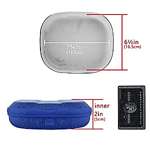 Geekria Shield Headphones Case Compatible with JBL Tune 510BT, Tune 660 BTNC, Tune 700BT, Tune 500BT, E45BT Case, Replacement Hard Shell Travel Carrying Bag with Cable Storage (Blue)