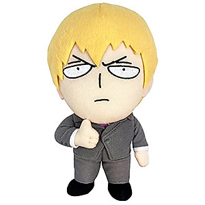 Great Eastern Entertainment Mob Psycho 100 - Arataka Plush 8'',Multi-colored