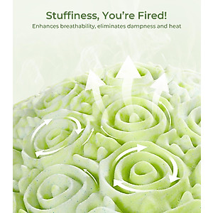 3 Inch Twin Mattress Topper, 7-Zone Memory Foam Mattress Topper for Back Pain, Gel Cooling Mattress Topper, Slow-Rebound Egg Crate Mattress Topper Twin, Pressure Relieving Bed Topper Twin