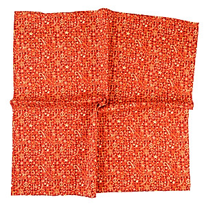 7PCS Halloween Christmas Fabric Cotton Fabric Squares 20" x 20" Fat Quarter Fabric Bundles Craft Fabric for Patchwork Sewing Quilting Crafting DIY (Christmas)