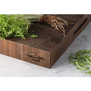 Cangshan | Thomas Keller Signature Collection Walnut End-Grain Cutting Board,16 x 22 x 2.0", Crafted in USA