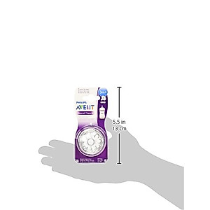 Philips AVENT BPA Free Natural Medium Flow Nipples, 2-Pack