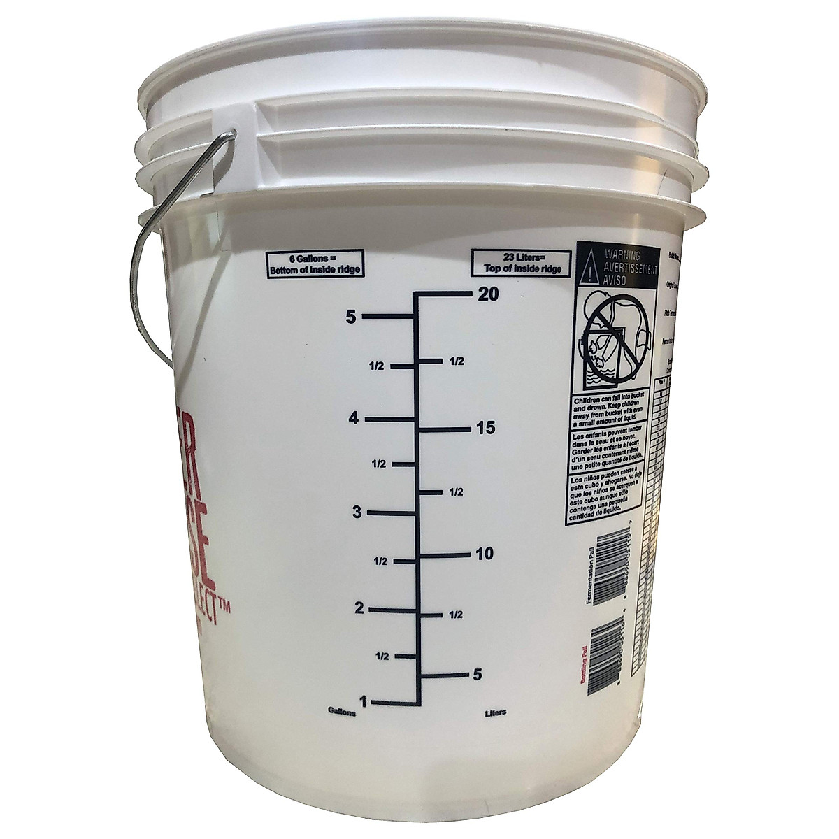 Brewer’s Best 7.9 Gallon Fermenting Bucket, White