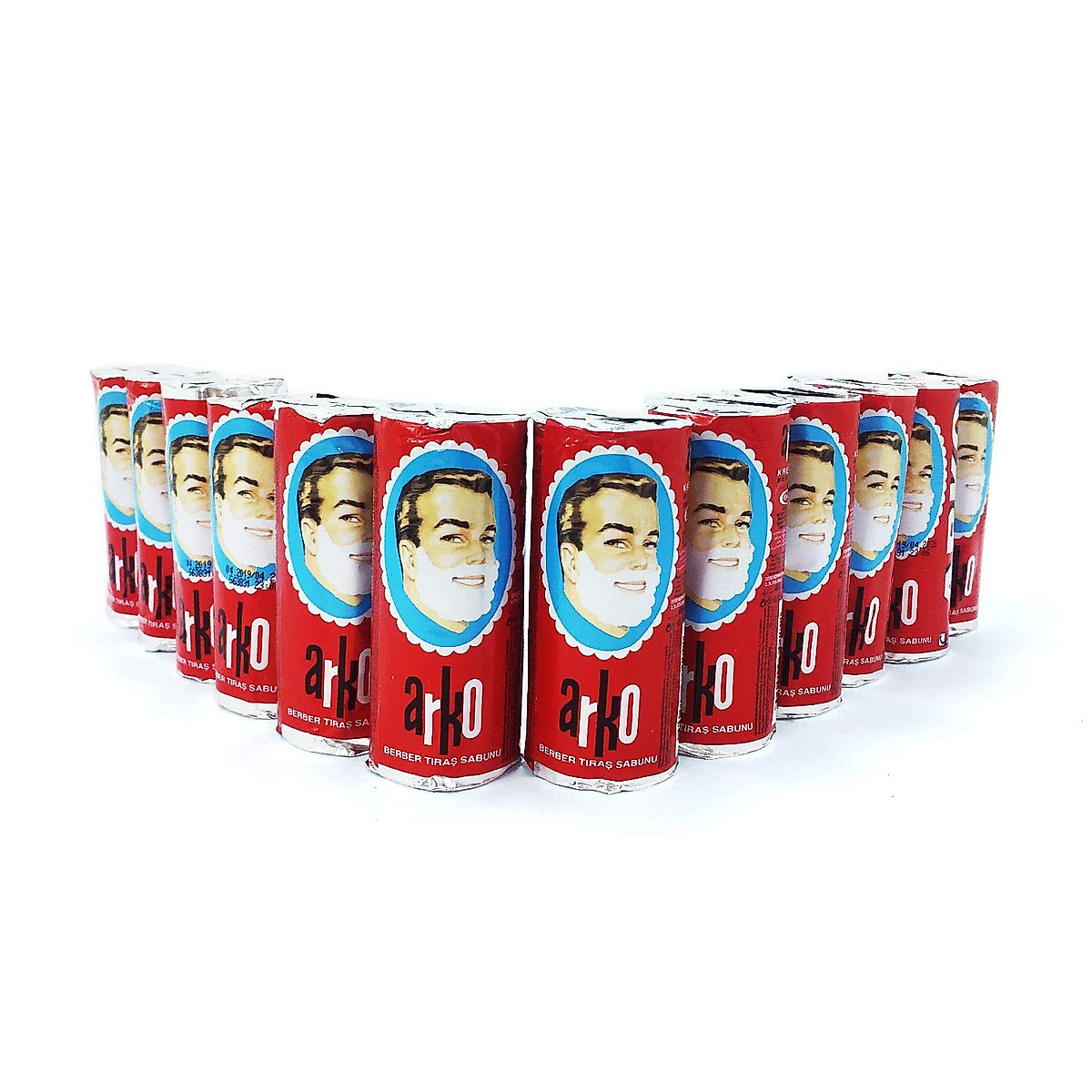 Arko Shaving Cream Soap Stick - 12 Pieces by EVYAP