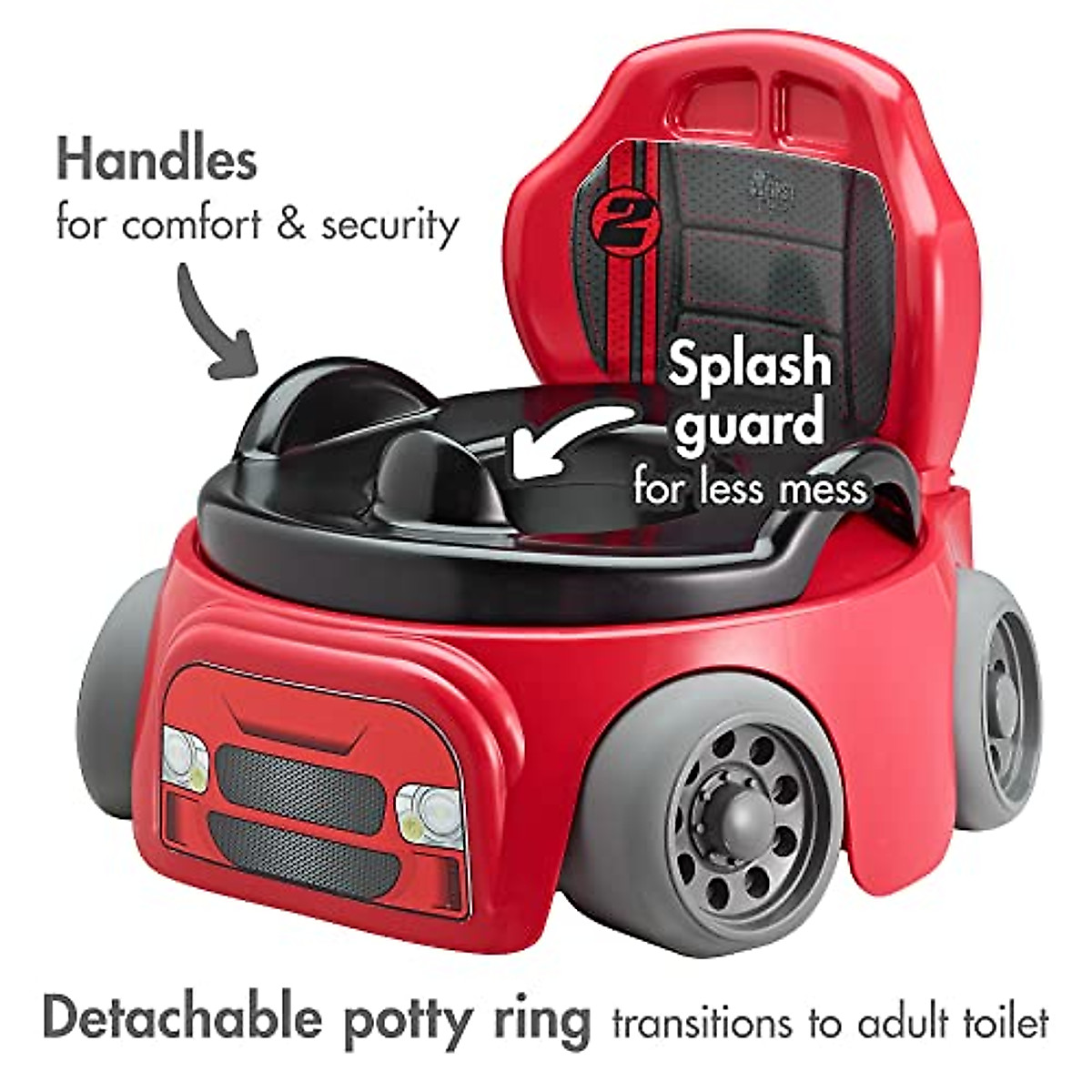 The First Years Training Wheels Racer Potty System | Easy to Clean and Easy to Use Potty Training Seat