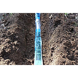 Swanson Tool Co DETB21005 2 inch by 1000 Foot 5 Mil Detectable Safety Tape "Caution Buried Water Line Below" Blue with Black Print