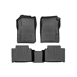 WeatherTech Custom Fit FloorLiners for Colorado, Canyon - 1st & 2nd Row (44751-1-2), Black