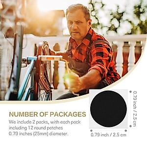 ATEN Bicycle Tire Repair Kit,Glueless Patchs,Bike Tire Patch Repair Kit,Quick & Easy Patches for Road & Mountain Bikes