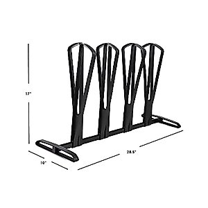 Home Basics Boot Organizer, Space Saving Boot Rack for 4 Pairs of Boots