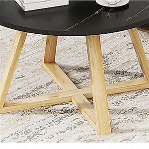 Nordic Living Room Countertop Marble Design Coffee TableSmall Apartment Creative Round Small Table (D 35 * 35 * 15Cm)