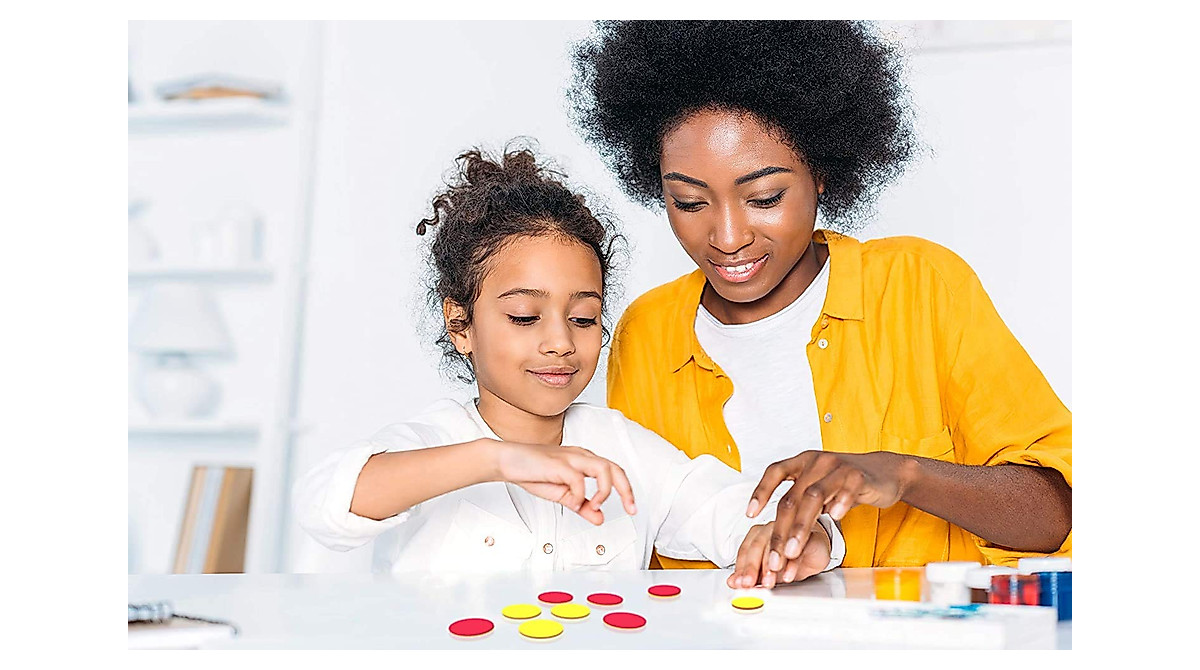 hand2mind Two-Color Foam Math Counters for Kids & Classroom