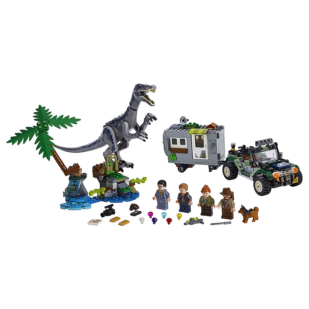 LEGO Jurassic World Baryonyx Face Off: The Treasure Hunt 75935 Building Kit (434 Pieces)