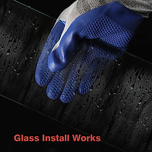 COOLJOB Unisex Work Gloves, Gray, Small (Pack of 3)