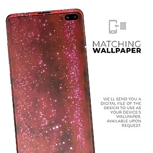 DesignSkinz Glowing Red Orbs of Light Protective Vinyl Decal Wrap Skin Cover Compatible with The Samsung Galaxy S20 (Screen Trim & Back Glass Skin)