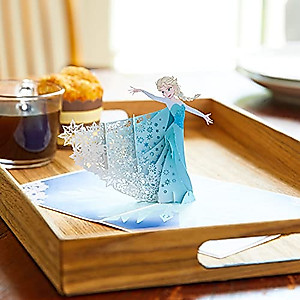 Lovepop Disney's Frozen Elsa Pop Up Card, 5x7-3D Greeting Card, Pop Up Birthday Card for kids, Card for Daughter or Sister, Celebration Cards, Frozen Birthday Card