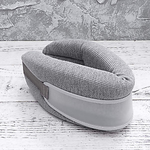 Heallily Cervical Gear Neck Support Brace Cervical Collar for Stiff Neck Pain Relief Injury Recovery Gray 1pc