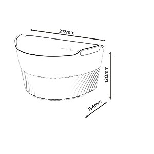 Reusable Slow Cooker Divider Crock pot divider silicon insert Foldable 3-8 Quart Silicone Slow Cooker liners Slow Cooker Liners Blue+Grey