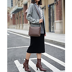 MKF 3-PC Set, Hobo bag, messenger Crossbody for Women - Removable Adjustable Strap - Vegan Leather Wristlet Purse