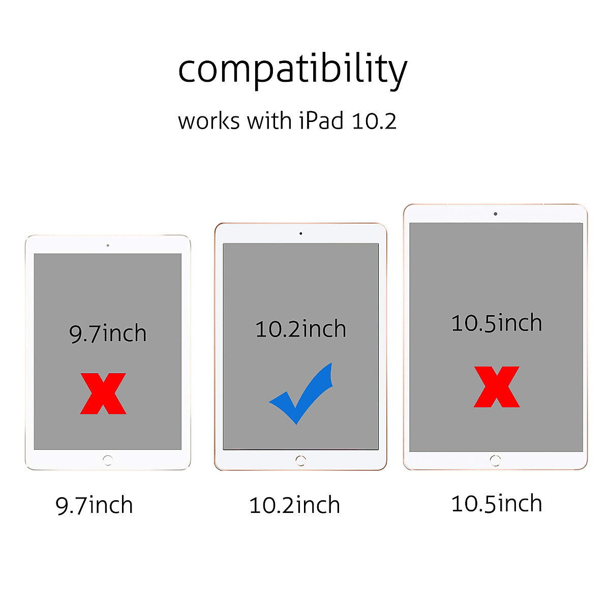 Ailun Screen Protector for iPad 9th 8th 7th Generation (10.2 Inch, iPad 9/8/7, 2021&2020&2019) Tempered Glass/Apple Pencil Compatible [2 Pack]