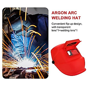 DOITOOL Welding Helmet Auto Darkening Hood with Adjustable Shade Range for Arc Welder Shield Flaming