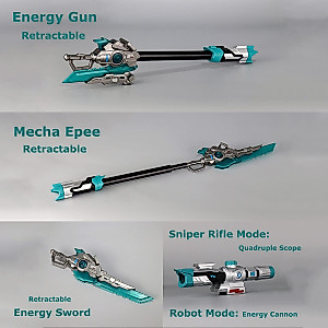 NBK Deformation Toy King of Sniper Oversized Action Figure Robot Model Deformed Original Gift for Kids Adults