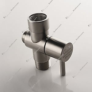Ownace Brushed Nickel Hand Held Bidet Sprayer Qualitied Stainless Steel Diaper Sprayer Shattaf Complete Set for Bidet Toilet Bathroom
