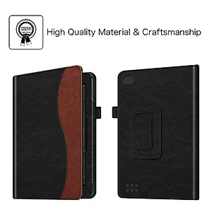 Fintie Folio Case for Kindle Fire 1st Generation - Slim Fit Stand Leather Cover for Amazon Kindle Fire 7" Tablet (Will only fit Original Kindle Fire 1st Gen - 2011 Release, no Rear Camera),Dual Color