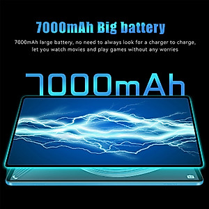 Pomya 10.1 Inch FHD Tablet, S30 Pro 1960x1080 Tablet with Dual Band WiFi for Android12, 8GB RAM 256GB ROM, 7000mAh Octa Core Calling Tablet with Dual Camera for Home Office