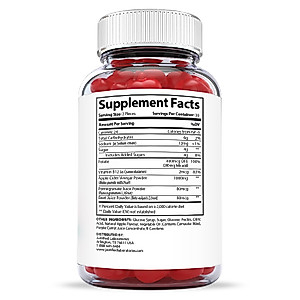 Justified Laboratories Premium Blast Keto ACV Gummies 1000MG with Pomegranate Juice Beet Root B12 60 Gummys