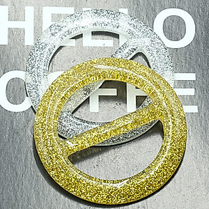 iminoo Scarf Ring Clip Shirt Clip T-Shirt Tie Ring Clips for Women and Slide Tshirt Twist Knot Clip Buckle Circle Clothing Ring Wrap Holder (Multicolor 10)