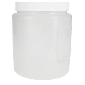 BFL Large Plastic Canisters with Twist-On Lids, 2Qt Storage of Dry Goods Snacks Chips Pet Food Liquid Arts Crafts Supply Garage or Workshop Organizing Household Items Transportation of Goods Pack of 6