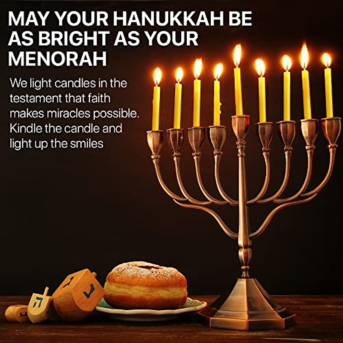 Natural Beeswax Candles - 7” 15 pcs Best Beeswax Candle - Pure Deep Yellow Bee Wax with Great Honey Scent and Cotton Wicks - Eco Friendly 100% Beeswax Candles for Decoration Home Birthday Cake 1104408