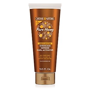 Creme Of Nature, Curl Activator Pure Honey, Coconut Oil And Shea Butter Formula, For Dry Dehydrated Hair, 10.5 Oz