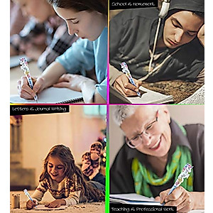 Planet Pens Sparkle Tail Unicorn Novelty Pen - Cute, Unique Kids & Adults Office Supply Ballpoint Pen Fairy Tale Fantasy Writing Pen Instrument For School & Office Desk Decor