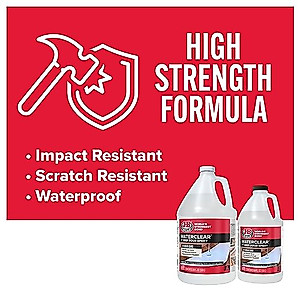 J-B Weld 1" Deep Pour Epoxy WaterClear, 24 Hour Cure, 1", 1.5 Gallon Kit