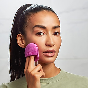 EcoTools Facial Cleansing Bioblender, Eco Friendly Compostable Face Sponge, for Facial Cleansers & Scrubs, Deep Cleansing & Exfoliating, Safe for Sensitive Skin, Cruelty Free & Vegan, 2 Count