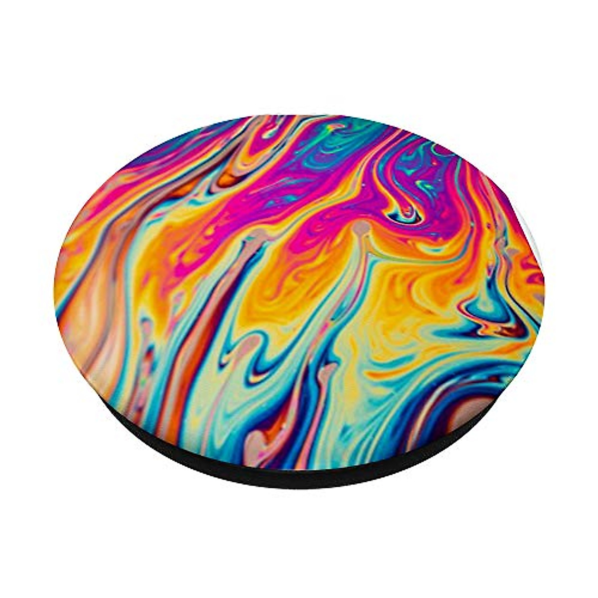 Watercolor Pink Orange Rainbow Tye-Dye Ocean Water Waves PopSockets PopGrip: Swappable Grip for Phones & Tablets