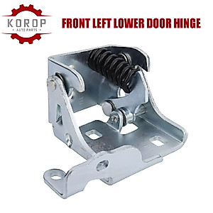 Front Driver Side Lower Door Hinge (Left) Fits for 2007-2014 Chevy Silverado Suburban Tahoe Avalanche GMC Sierra Yukon Cadillac Escalade, Replaces# 20969645